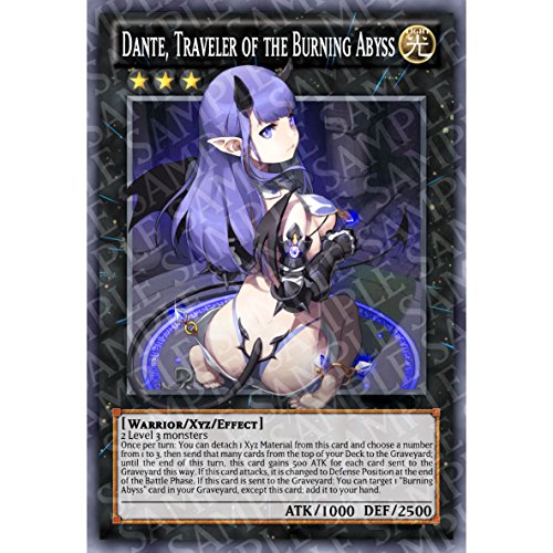 Yu-Gi-Oh! Dante, Traveler Of The Burning Abyss Super Rare Sexy Art Orica on Galleon Philippines