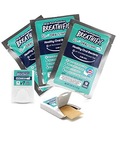 Breathific Pre+Probiotic Strips for Oral Microbial Balance and Oral ...