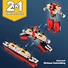 JOJO&Peach Titanic Stem Toys, 2 in 1 Titanic Model & Transform Robot ...