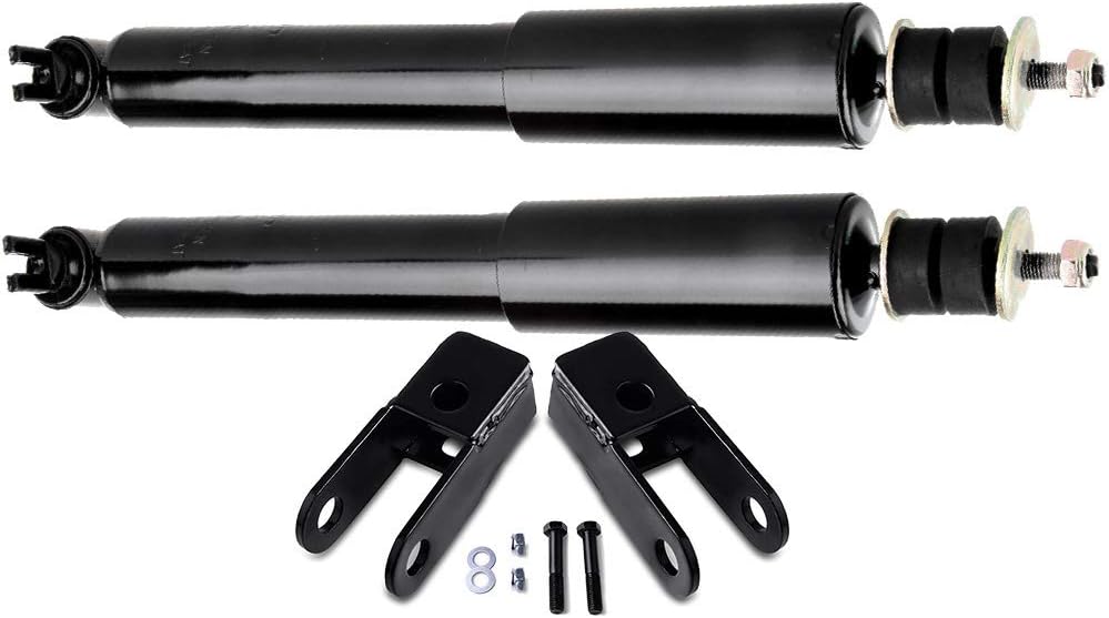 Amazon.com: SCITOO 2 inch Front shock extenders+Front Pair Shock Struts ...