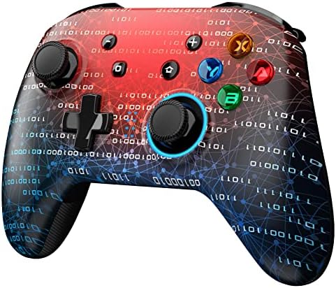 Wireless Pro Controller for Switch/Switch Lite/Switch OLED, REDSTORM Remote Pro Controller ...