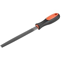 uxcell Double Cut Grade High Carbon Hardened Steel Half Round File with ...