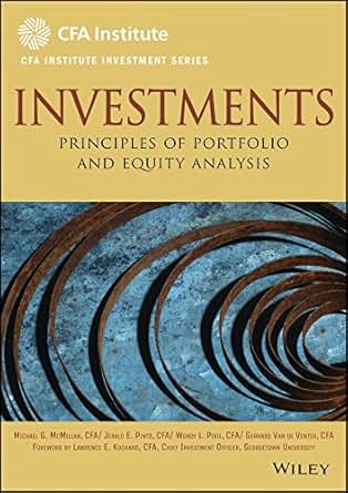Amazon.com: Investments: Principles of Portfolio and Equity Analysis ...