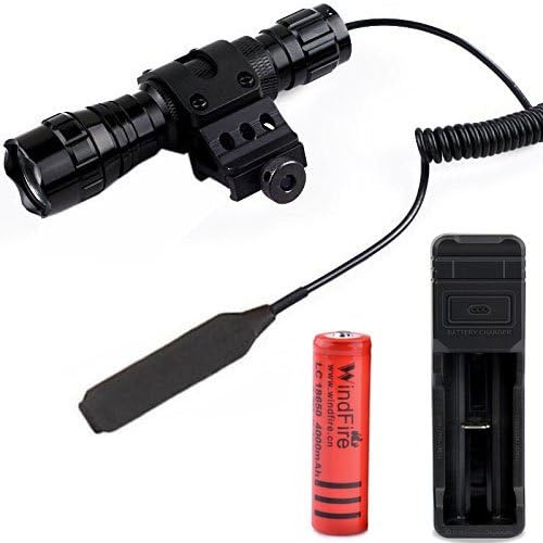 WindFire Tactical Flashlight Xm-l T6 LED 1000 lm 1 Mode Hunting Light ...