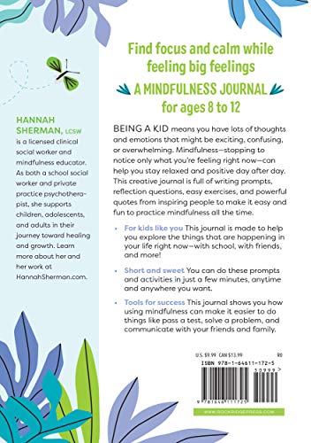 The Mindfulness Journal for Kids: Guided Writing Prompts to Help You ...