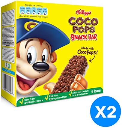 Kellogg's Coco Pops Snack Bar, 6 Bars (Pack of 2) price in UAE | Amazon ...