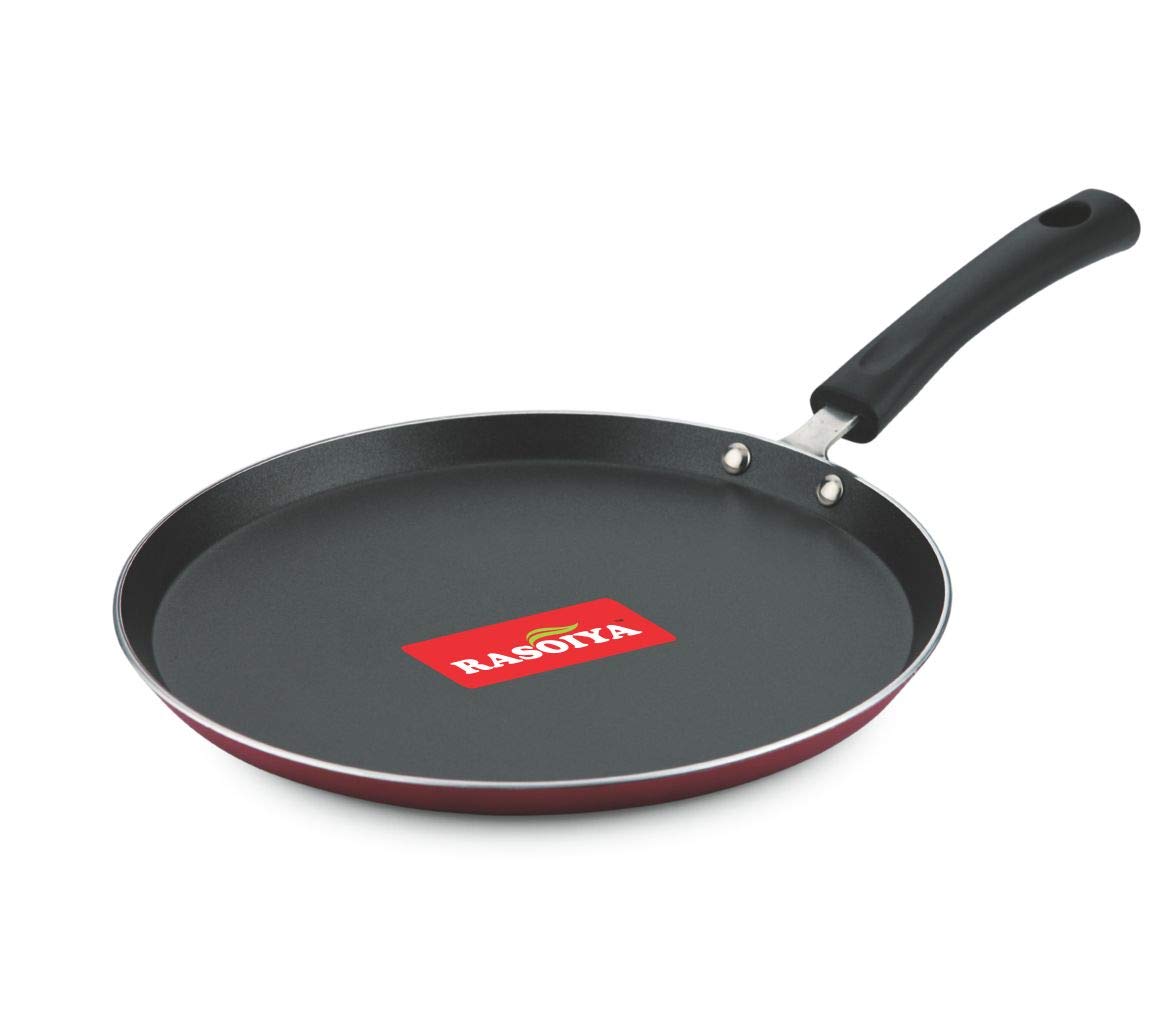 Buy Rasoiya Non Stick Tawa, Black Grey Red Online at Low Prices in ...