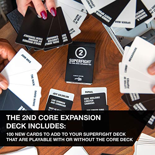 Superfight Core Expansion 2: 100 New Cards for The Game of Absurd ...