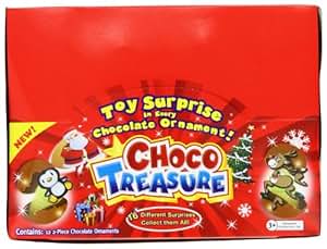 Amazon.com : Choco Treasure Ornament, 12-Count box : Chocolate ...