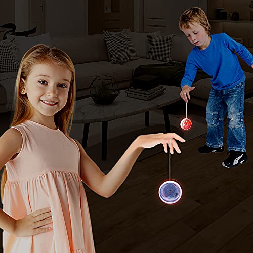 ArtCreativity Light Up Plastic Yoyos for Kids, Set of 3, Classic Yo-Yo ...