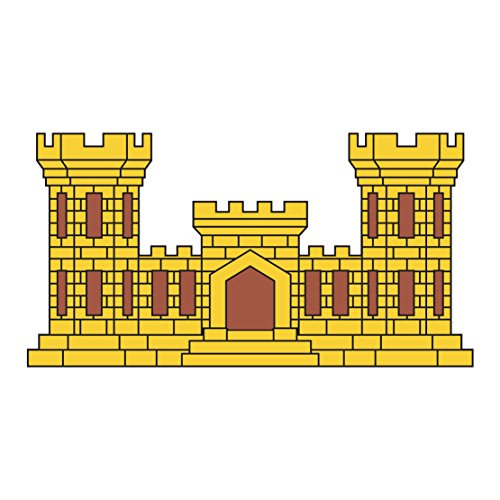 Buy US Army - Engineers Corps Emblem Reflective Decal - 3.5 Inch Wide ...