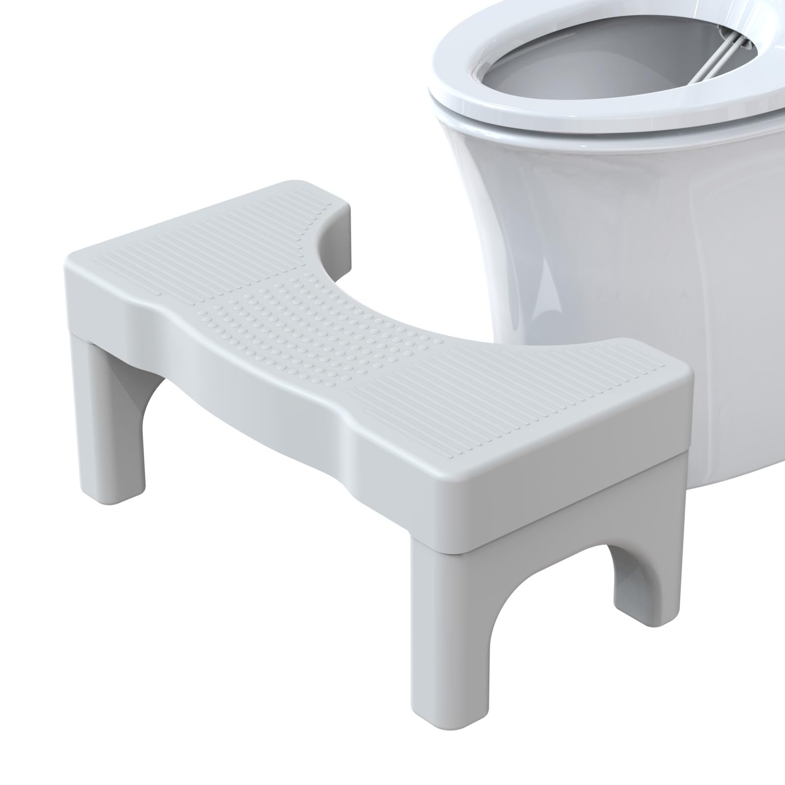 SmartWhale Toilet Stool Poop Stool, 6.7 Inch Plastic Toilet Stool for ...