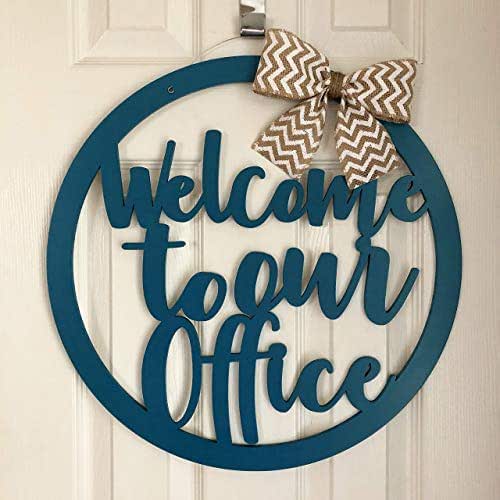 Amazon.com: Office Door Hanger - Office Welcome Sign - Welcome Sign for ...