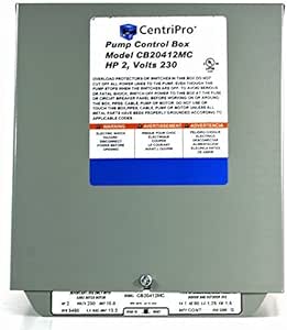Goulds CB20412MC Submersible Pump Control Box, 2 HP, 230 V, 1 PH ...