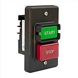 POWERTEC 110V/220V Dual Voltage Single Phase On/Off Switch, 3HP at 230V ...