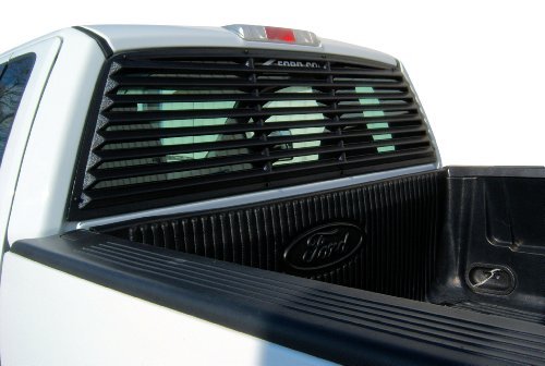 Buy Mach-Speed 32001 Ford F150 ABS Rear Window Louver - 2004-2012 (not ...