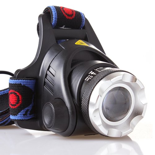 3 Modes 500Lm LB-XL T6 LED Zoomable Headlamp Adjustable Focus Headlight ...