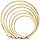 Caydo 6 Pieces Embroidery Hoop, 4 inch to 10 inch Bamboo Circle Cross ...