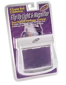Amazon.com: Game Boy Advance Flip Up Light & Magnifier- White: Video Games