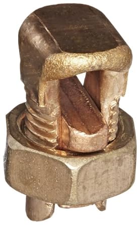 Burndy KS20 Servit Split-Bolt, 8 Str. - 4 Sol. Copper Run and Tap, 0.69 ...