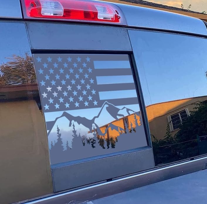 Xinghe for 2019-2025 Chevy Silverado GMC Sierra, Rear Middle Window ...