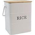 Amazon.com: Gdfjiy Rice Container Metal Rice Storage Bin, Rice Storage ...