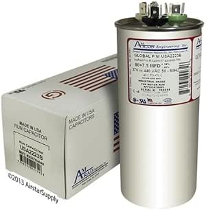 Amazon.com: AMRAD ENGINEERING USA2223B Round USA-Made Motor Run ...