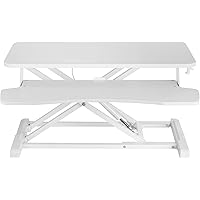 FLEXISPOT 28 inch Standing Desk Converter | Height Adjustable Stand Up ...