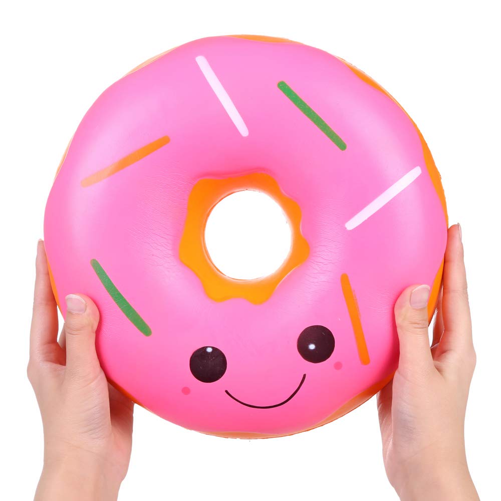 Anboor Squishies Giant Jumbo Donut Jumbo Slow Rising Scented Super Soft ...