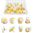 Amazon.com: 30 pcs Rabbit Push Pins Cute Rabbit Thumb Tacks Creative ...