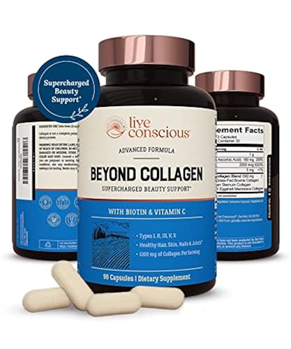 Live Conscious Beyond Collagen Multi Collagen Capsules - Types I, II ...
