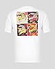 Red Bull Racing F1 Max Verstappen Pop Art Oversized T-Shirt White in ...