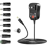 Amazon.com: Belker 12W 3V 4.5V 5V 6V 7.5V 9V 12V Adjustable Voltage ...