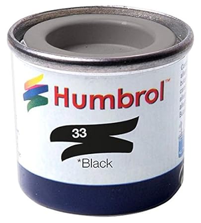 HUMBROL ENAMEL PAINT, 50ML, 33 MATT BLACK: Amazon.co.uk: Electronics