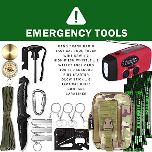 EVERLIT 72 Hours 3 Day Earthquake Emergency Kit Bugout Go Bag Emergency ...