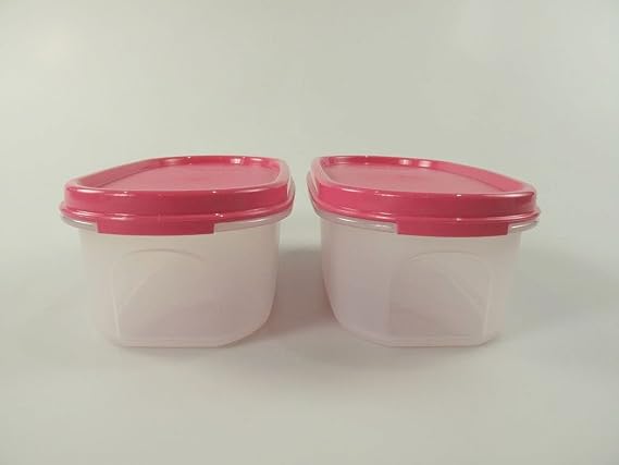 TUPPERWARE Eidgenossen 500 ml pink Dose (2) Vorratsdose Platzwunder ...