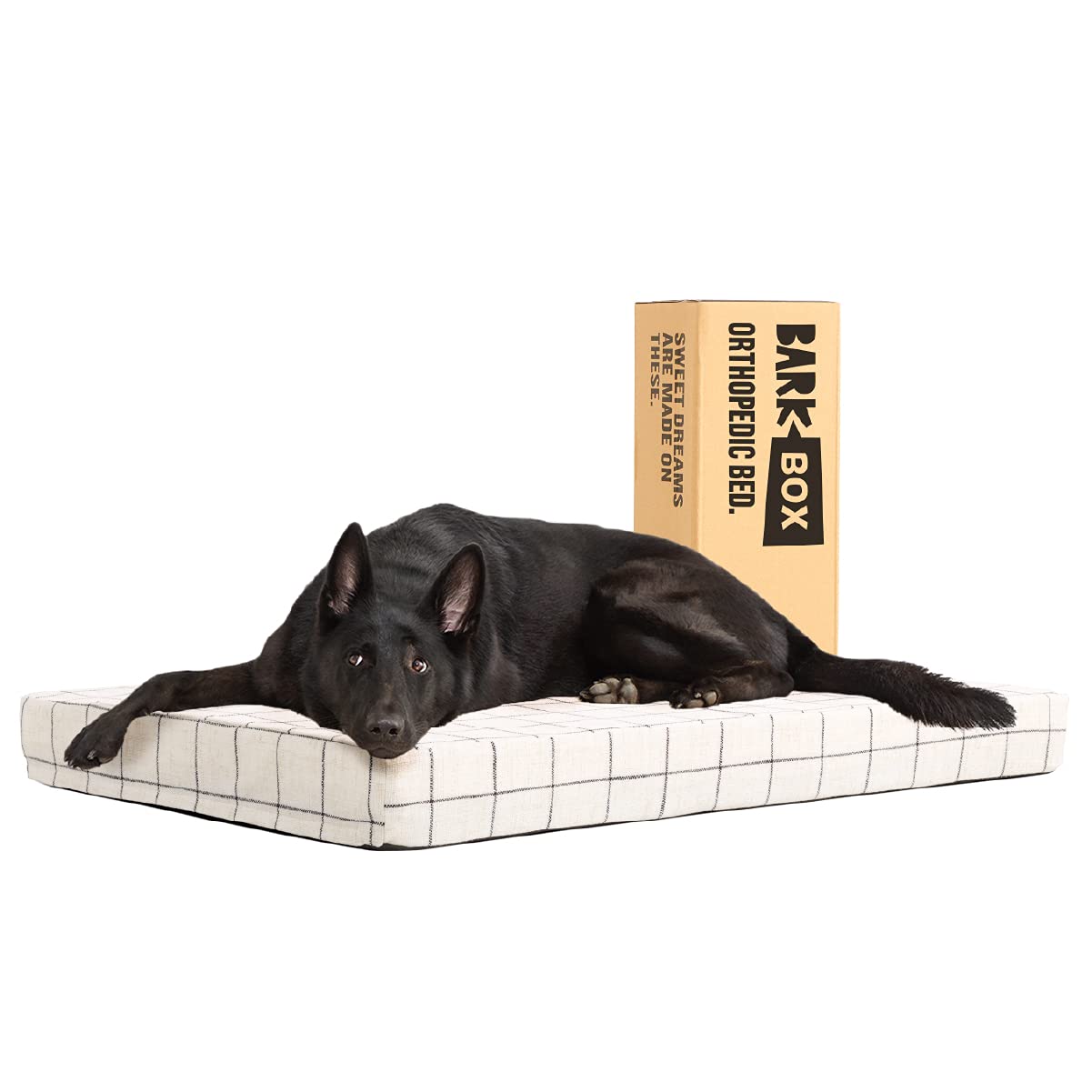 Barkbox Memory Foam Platform Dog Bed, Plush Mattress for Orthopedic ...