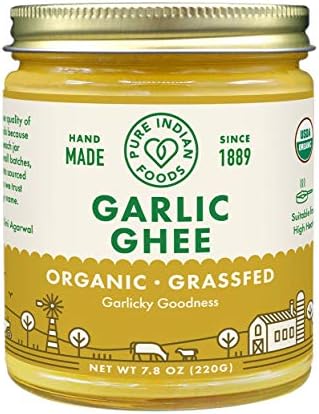 Pure Indian Foods, Organic Garlic Ghee, 7.8 oz (220 g) price in UAE ...