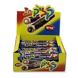 Amazon.com : Klik-in Milk Cream Chocolate Bar, Bag of 12 : Grocery ...