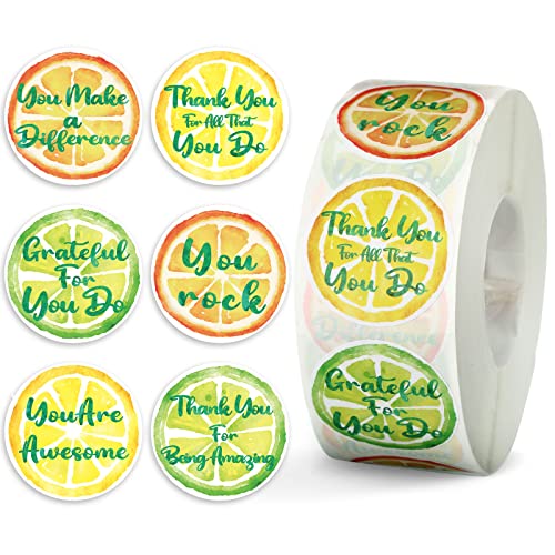 1000 Pcs Kudos Appreciation Stickers Retro You are Awesome Thank You ...