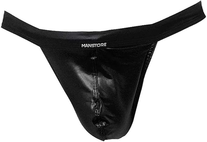 MANstore Beach - M814 String Tanga - hochglänzend lackierter Badestoff ...