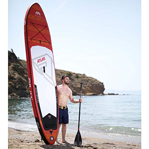 12' Inflatable Stand Up Paddle Board 6" Thick Aqua Marina Atlas SUP ...