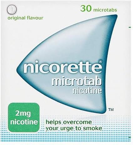 Nicorette Nicotine Original Microtabs 2mg - 30 Tabs: Amazon.co.uk ...