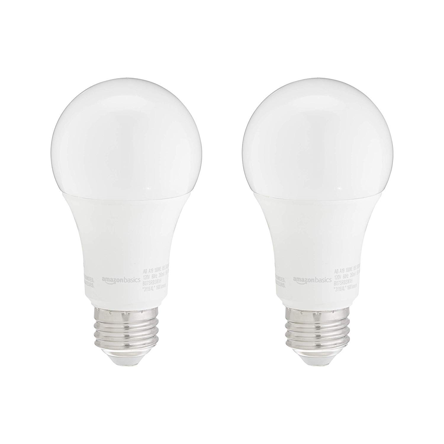 Mua Amazon Basics A19 LED Light Bulbs 100 Watt Equivalent, Daylight ...