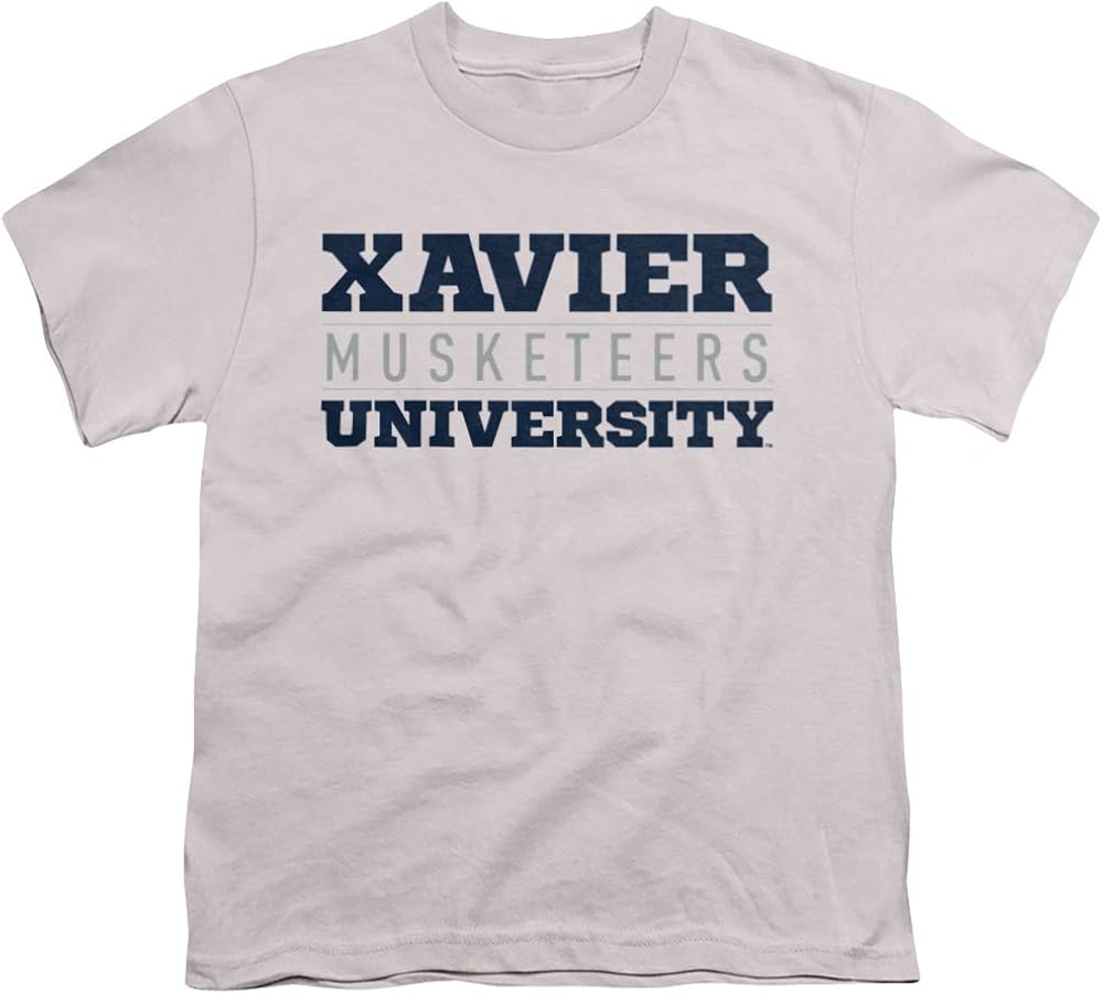 Amazon.com: Xavier University Official Between The Lines Unisex Youth T ...