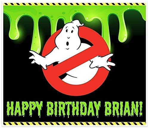 Amazon.com: Ghostbusters Birthday Banner Personalized Party Decoration ...