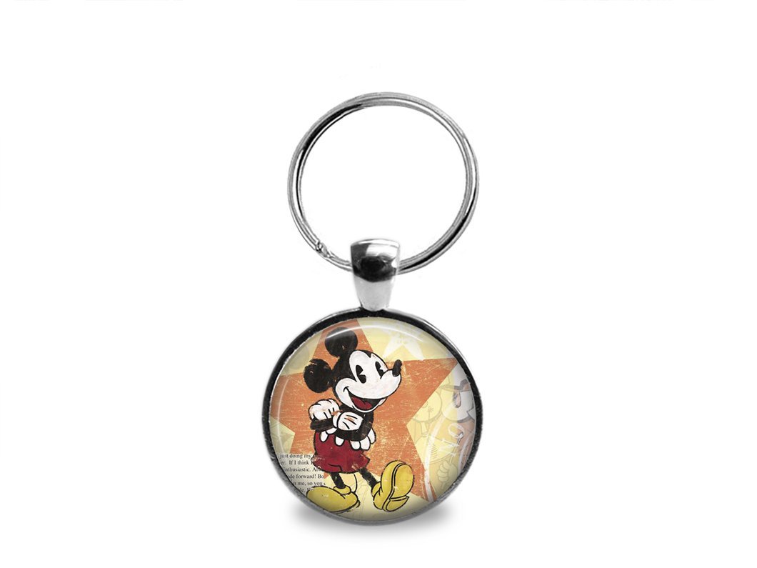 Amazon.com: Vintage Mickey Mouse Keychain: Handmade