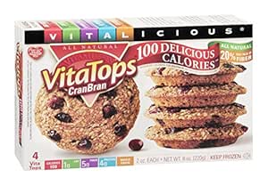 VITALICIOUS Vitatop Muffin, Cranbran, 8 Ounce (Pack of 12): Amazon.com ...