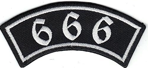 666 ghostrider Biker Rider Rankpatch Rocker Motorcycleclub MC Iron on ...