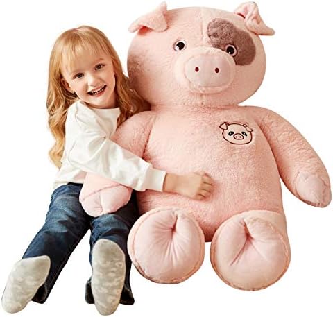 IKASA Giant Pig Stuffed Animal Jumbo Pig Plush Toy - Soft Toy Large ...
